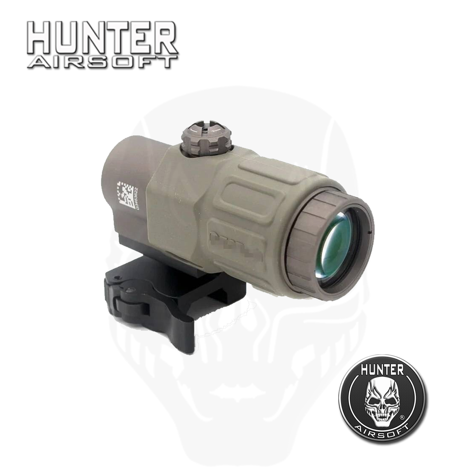 Magnifier Tático G33 BK tan - Hunter Airsoft - Hunter Airsoft