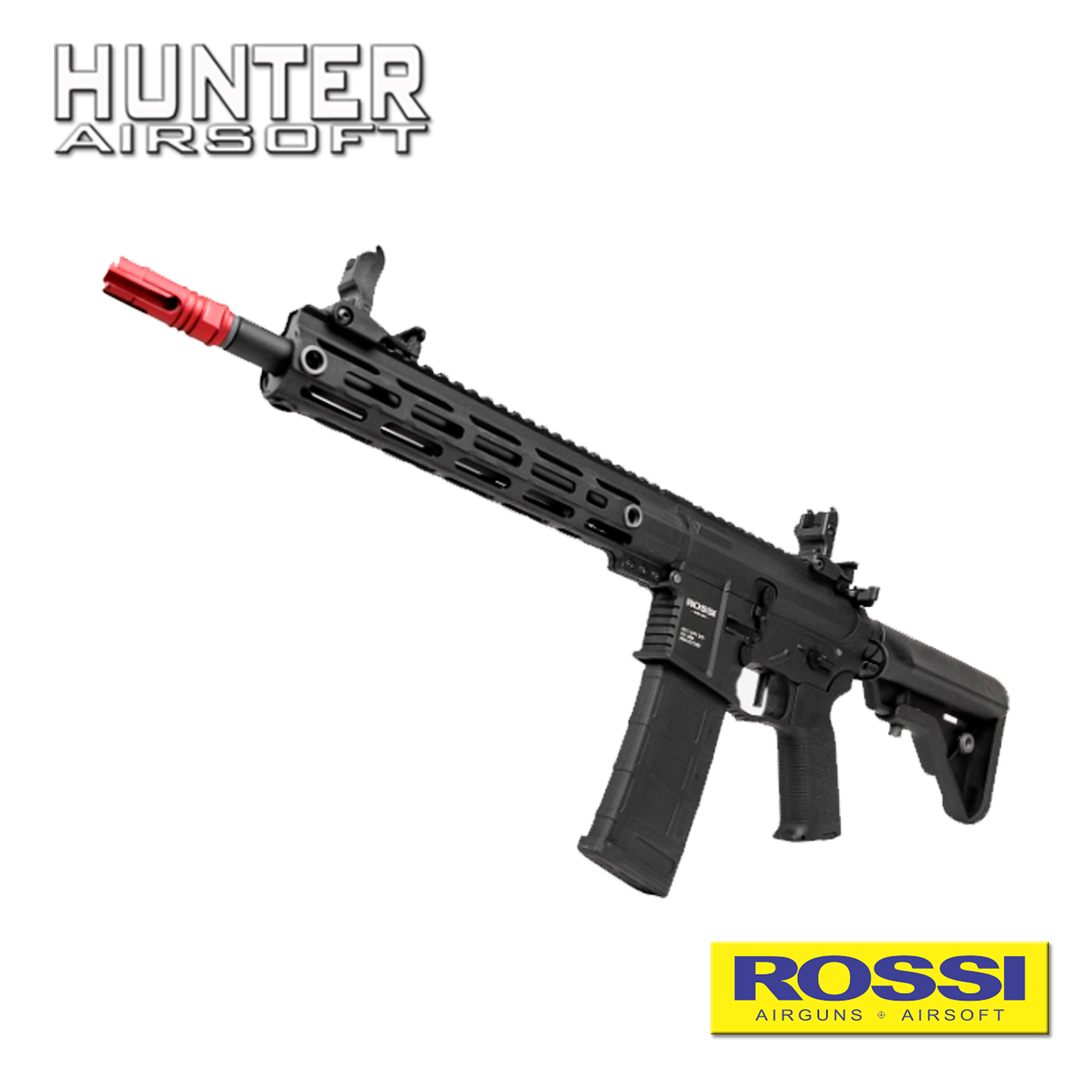 Rifle Airsoft AEG AR15 Neptune 10" Plus - Rossi - Hunter Airsoft
