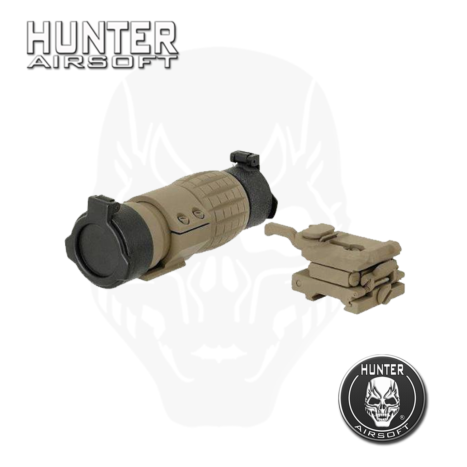 Magnifier 3x tan - Hunter Airsoft - Hunter Airsoft