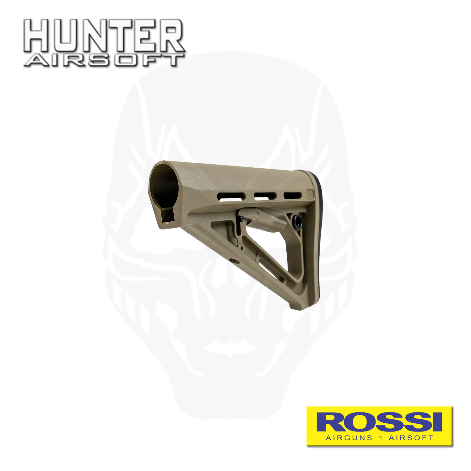 Coronha (stock) CTR M4/M16 Tan - Rossi - Hunter Airsoft