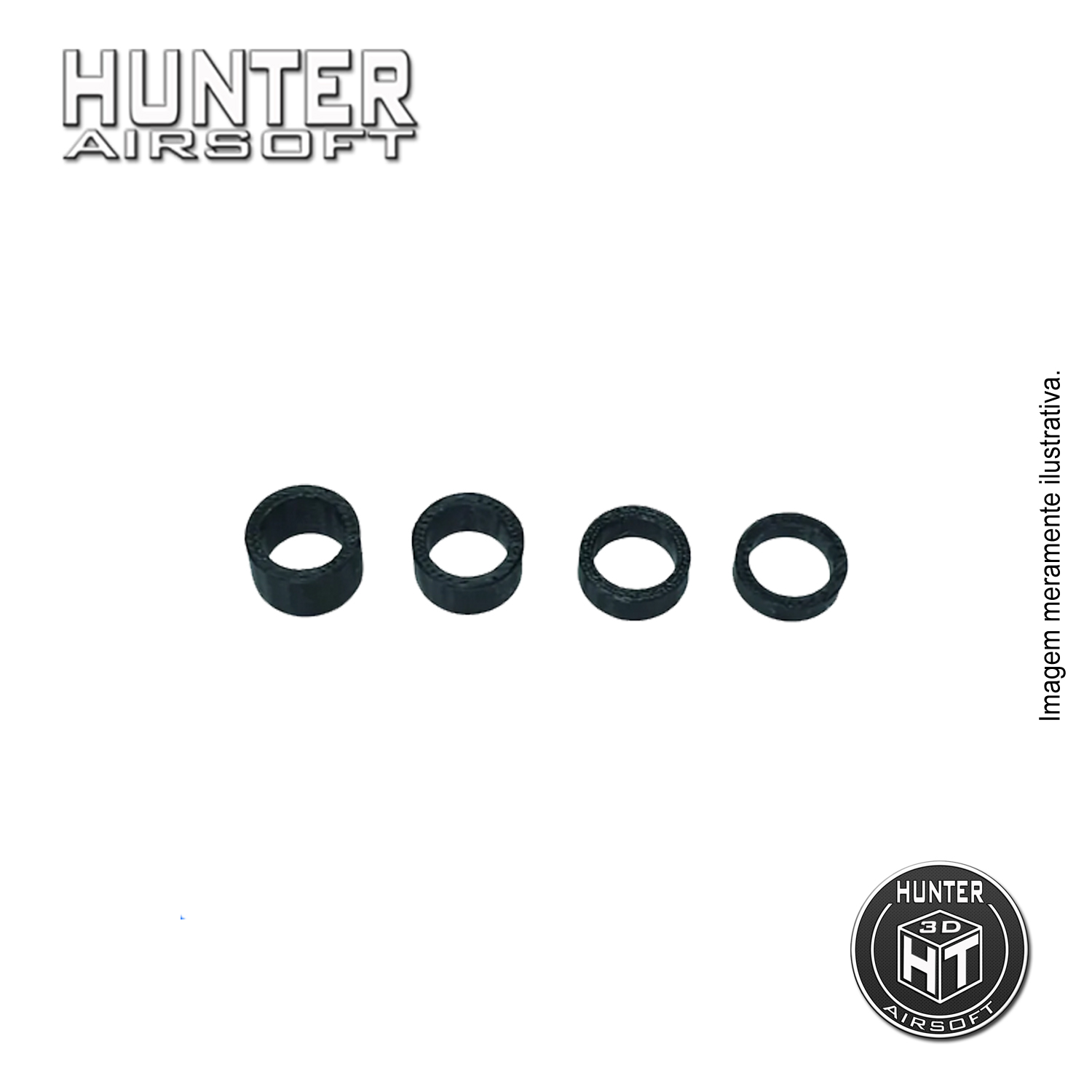 Anéis de ajuste de FPS (power rings) SRS/TAC41 e Kit’s MACHADO - Hunter ...