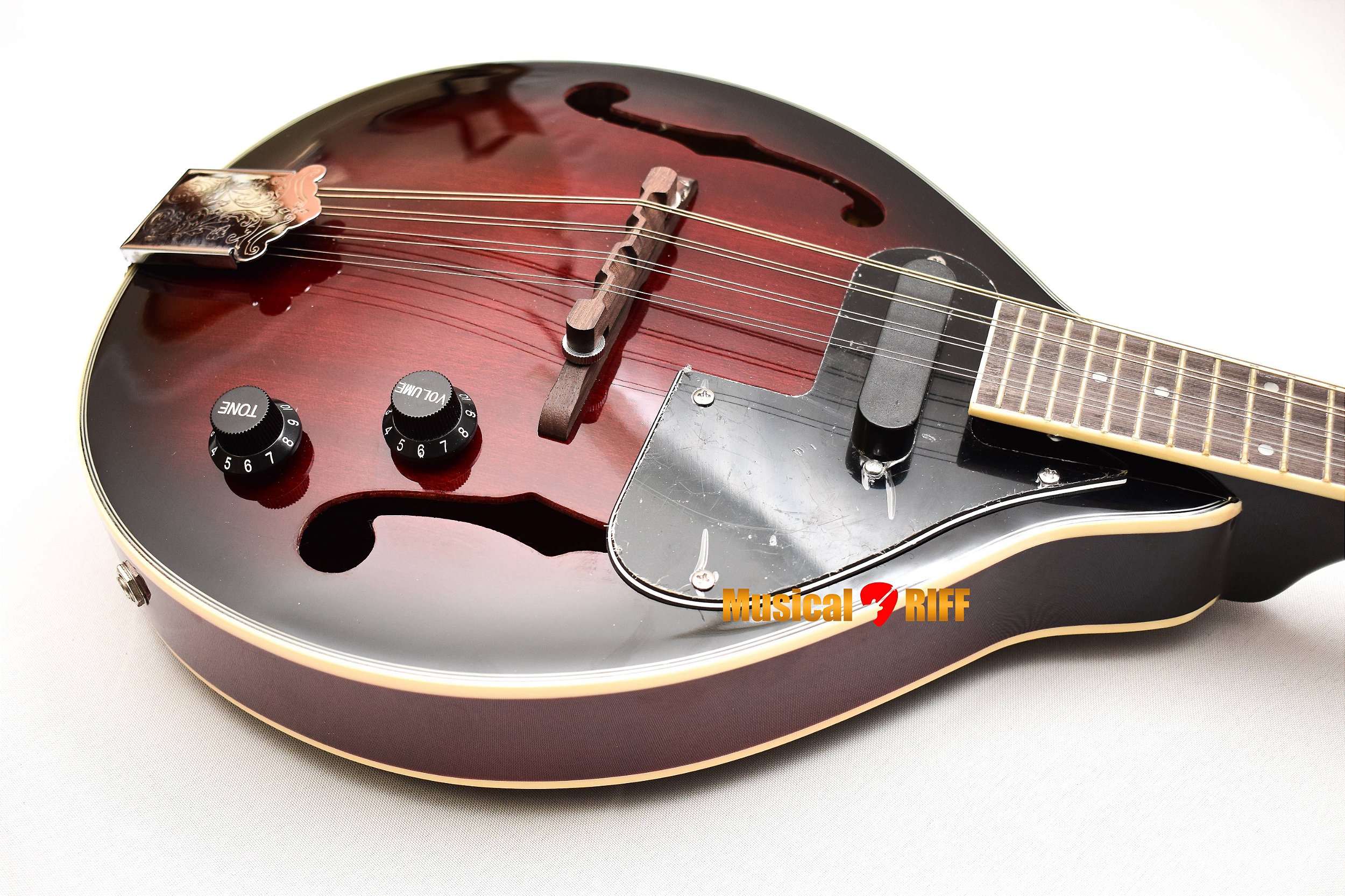 MANDOLIN ELETRICO BLUEGRASS STAGG M50E REDBURST - Musical RIFF - Loja ...