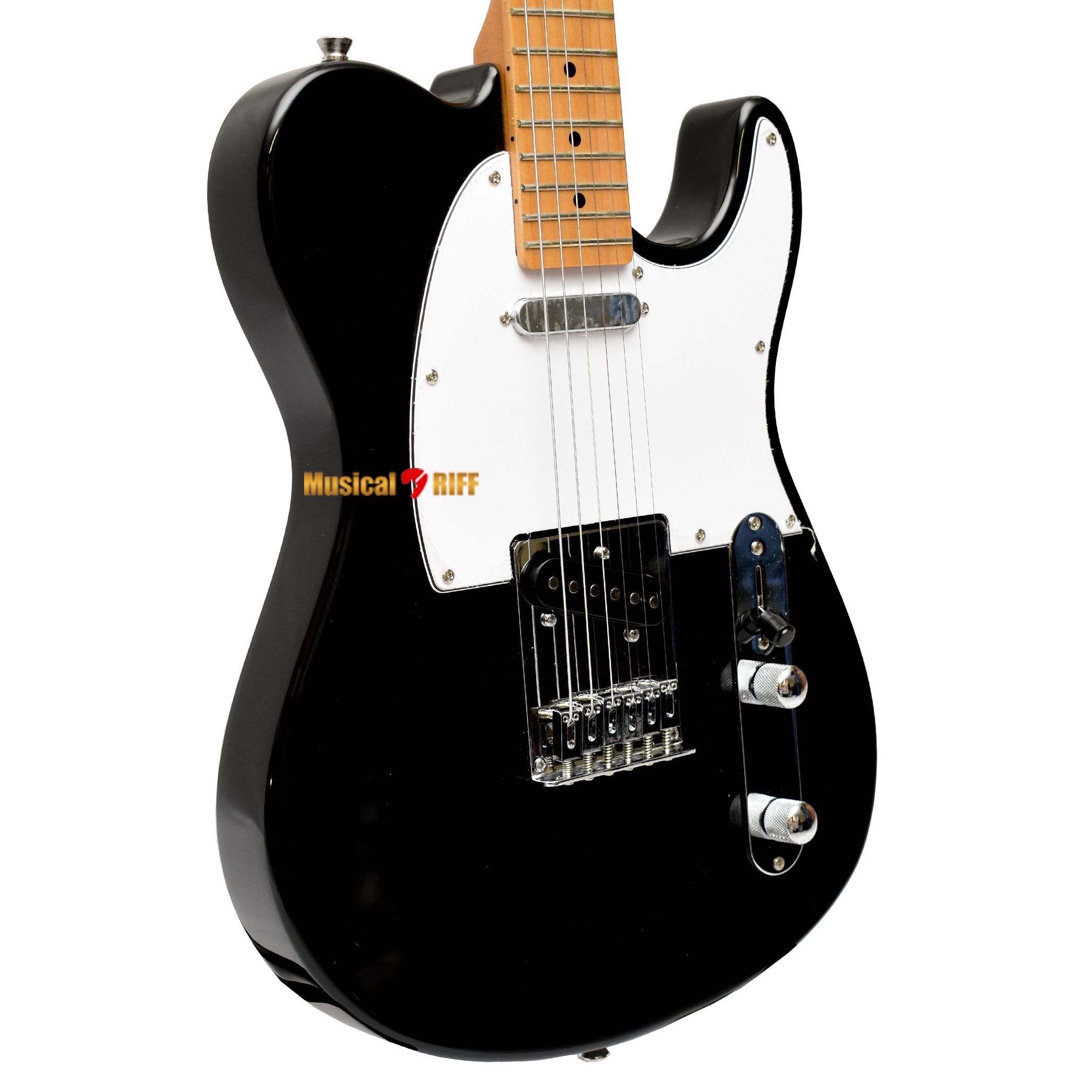GUITARRA TELECASTER TAGIMA TW-55 PRETO BRILHANTE - Musical RIFF - Loja de Instrumentos Musicais