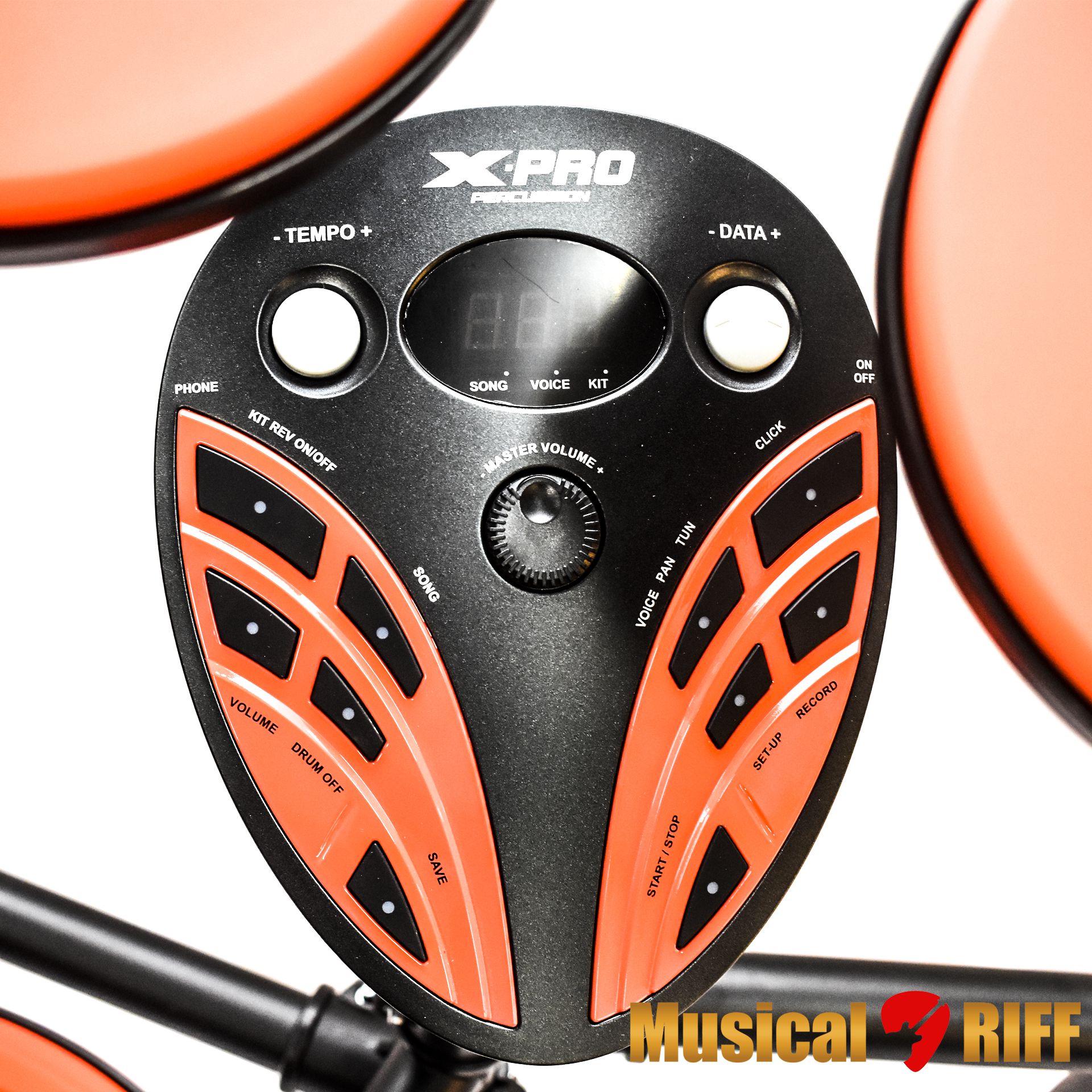 BATERIA ELETRONICA C IBANEZ X PRO ORANGE ED 2 - Musical RIFF - Loja de Instrumentos Musicais