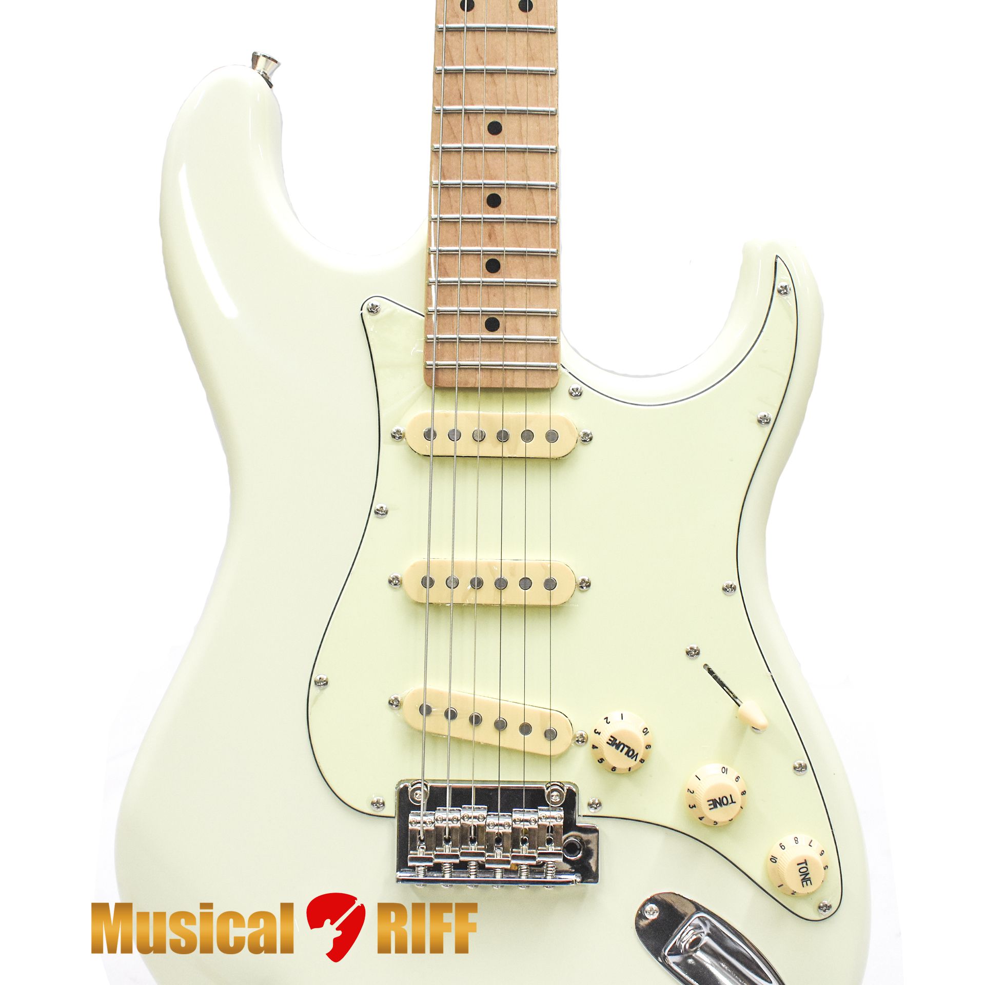 GUITARRA STRATO 3S ESCALA CLARA ESCUDO MG T-635 CLASSIC OWH TAGIMA ...