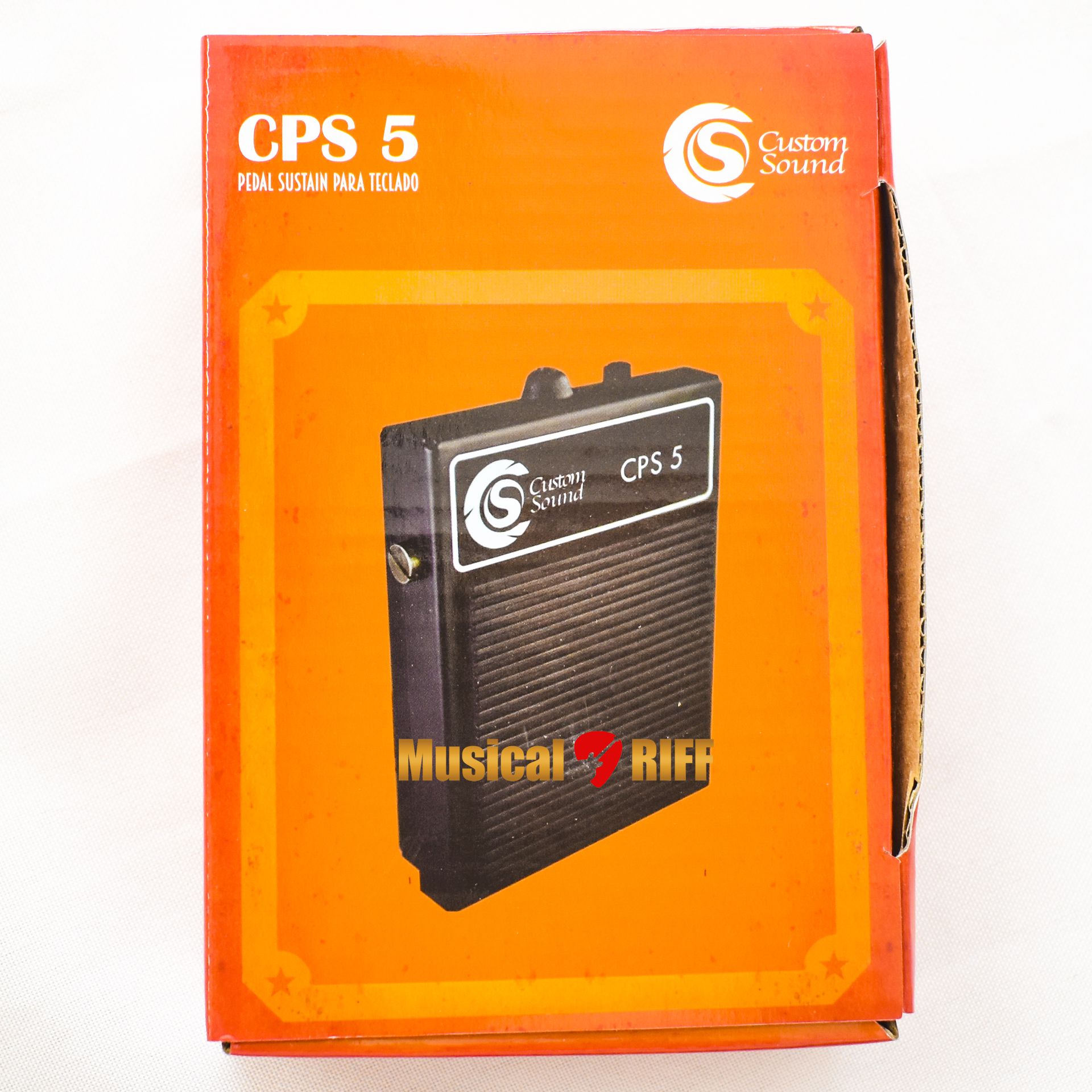 PEDAL SUSTAIN PARA TECLADO CPS 5 CUSTOM SOUND - Musical RIFF - Loja de Instrumentos Musicais