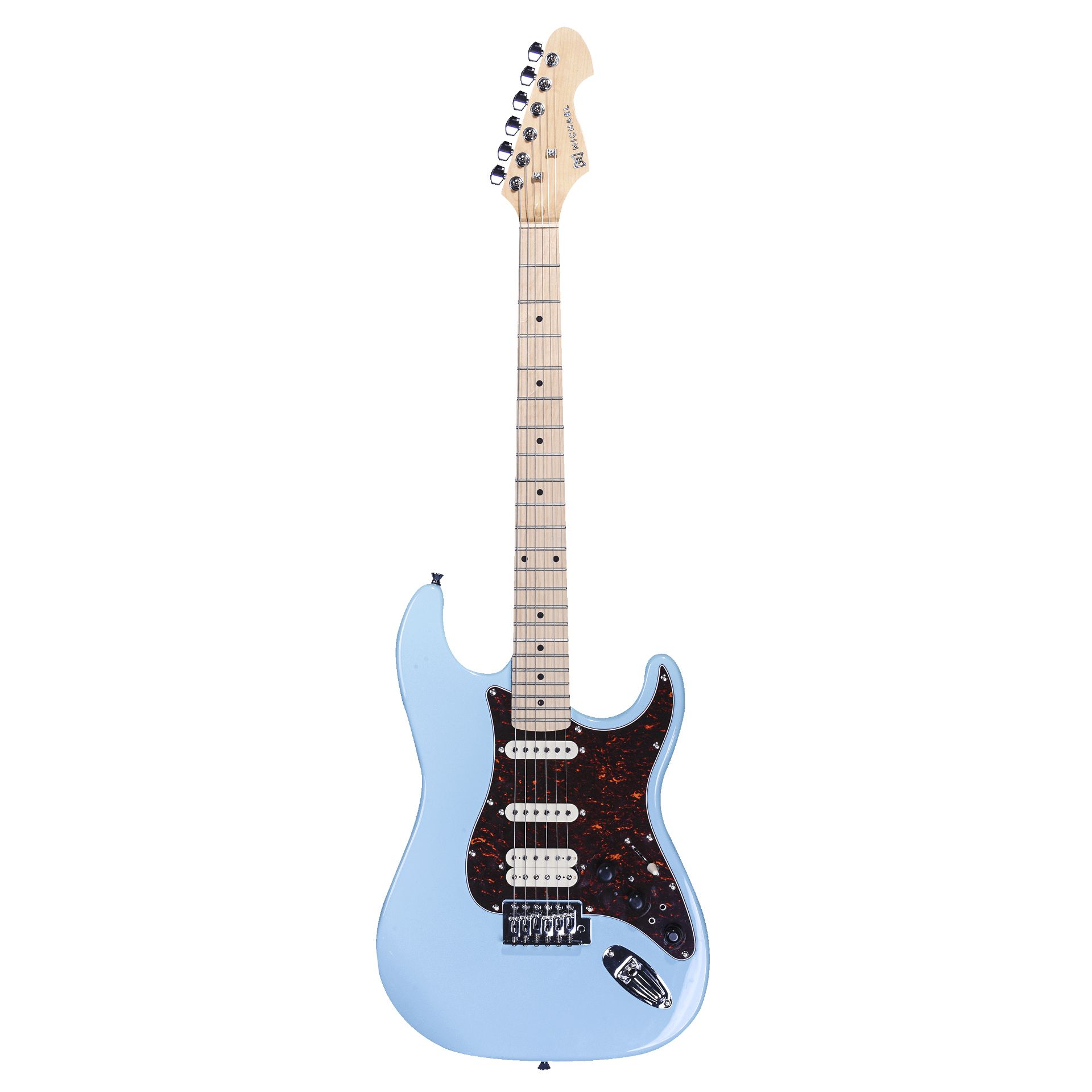 GUITARRA ELETRICA MICHAEL ROCKER ANTIQUE BLUE COM EFEITO - Musical RIFF ...