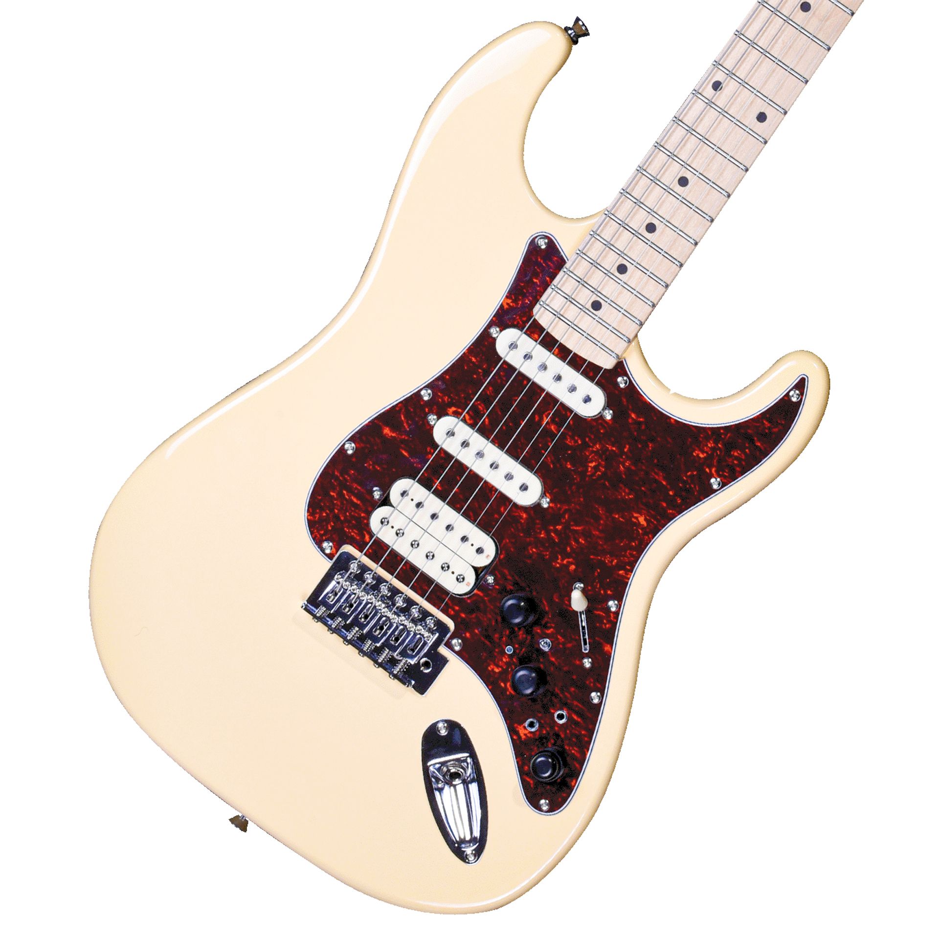 GUITARRA ELETRICA MICHAEL ROCKER CREAM STRATO COM EFEITO - Musical RIFF ...