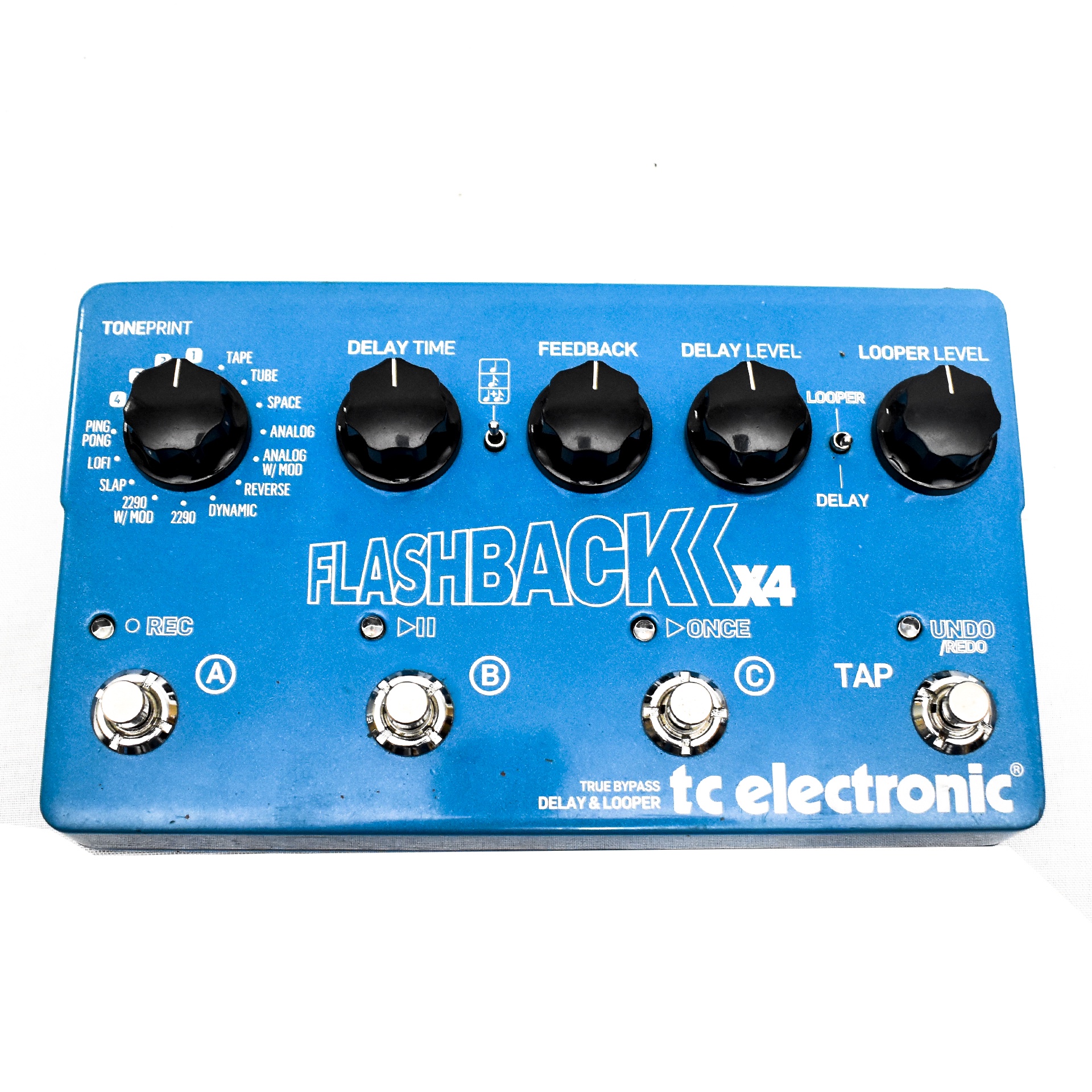PEDAL DELAY TC ELETRONIC FLASHBACK X4 SEMINOVO(USADO) - Musical RIFF ...