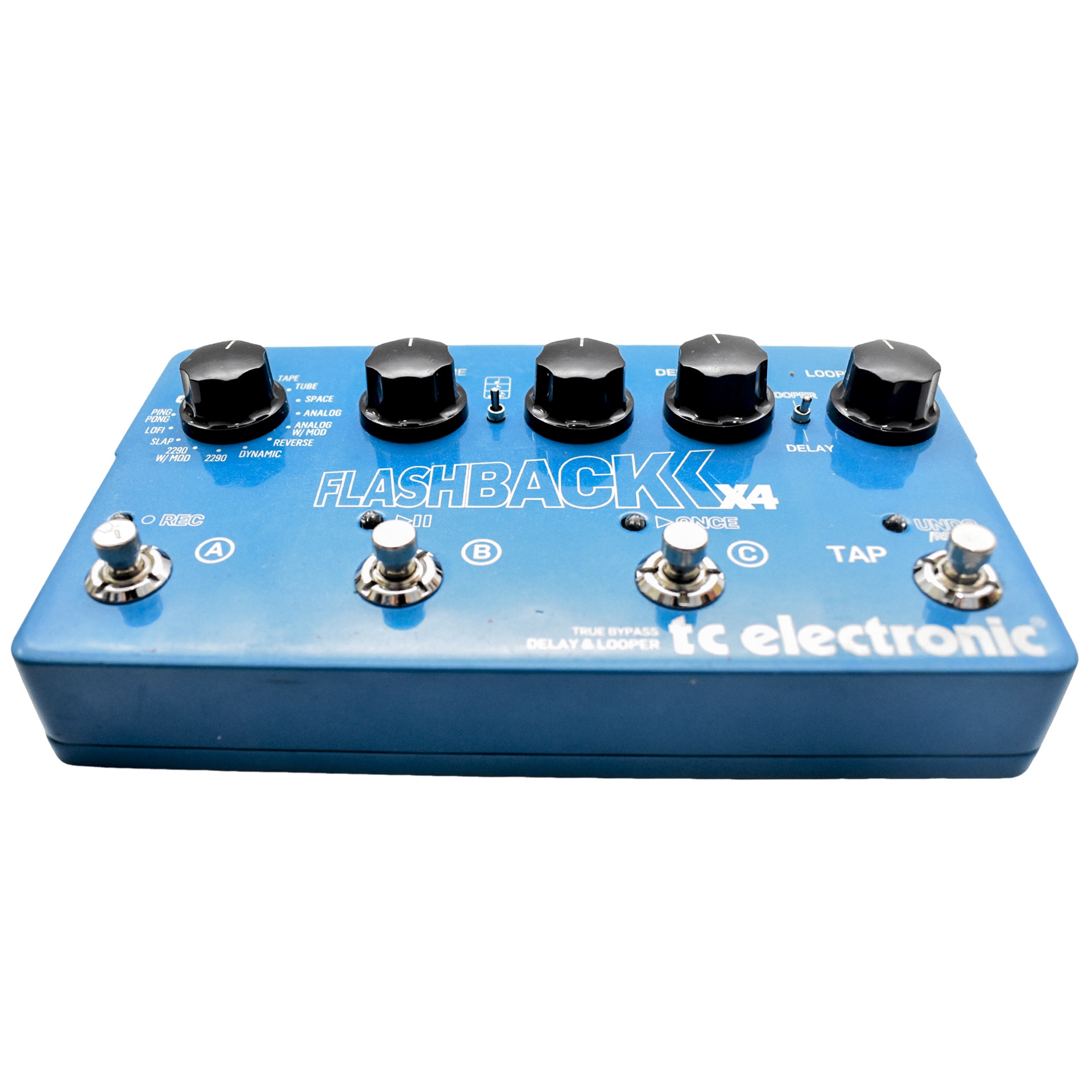PEDAL DELAY TC ELETRONIC FLASHBACK X4 SEMINOVO(USADO) - Musical RIFF ...