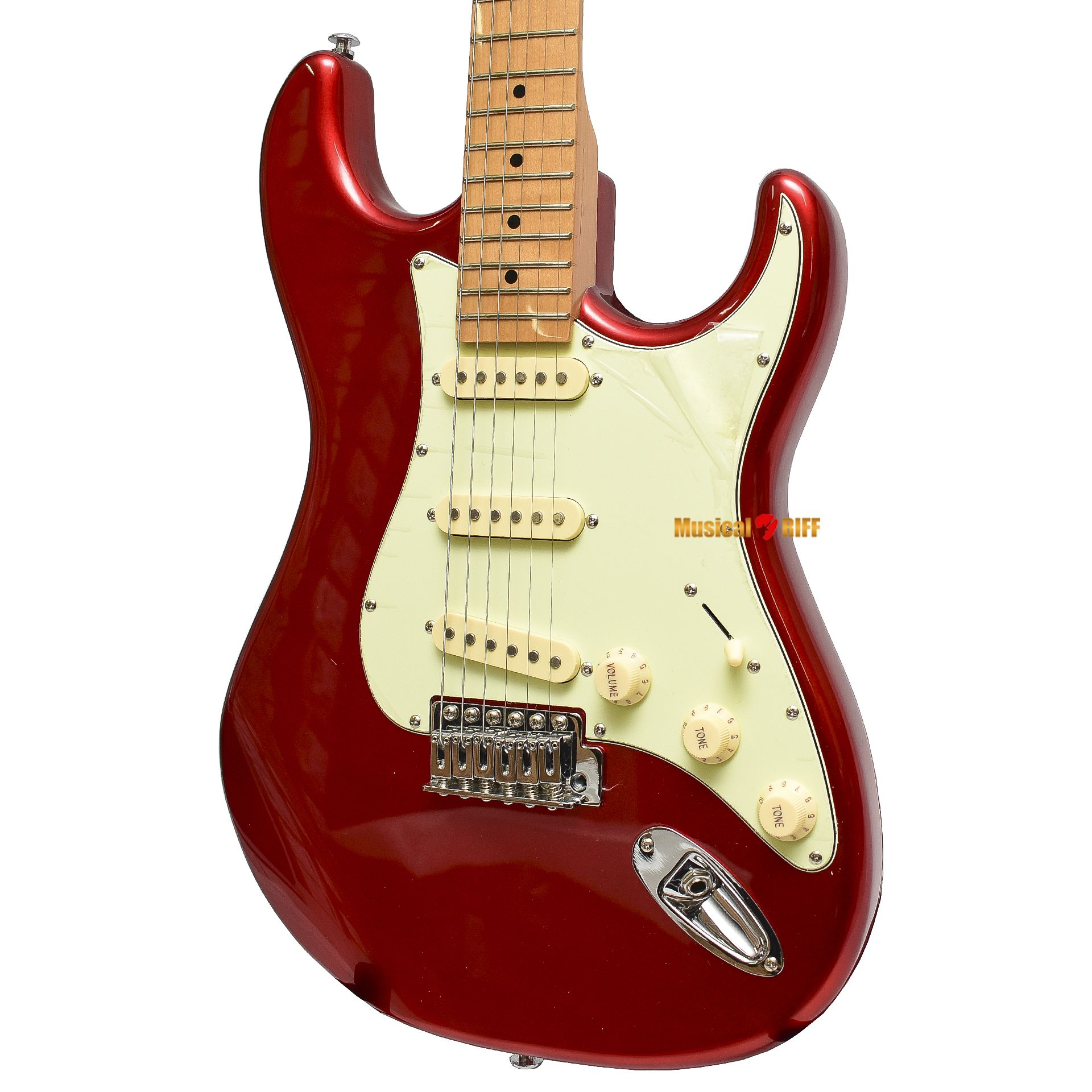 GUITARRA STRATOCASTER TAGIMA TG-530 MR VERMELHO METALICO - Musical RIFF ...