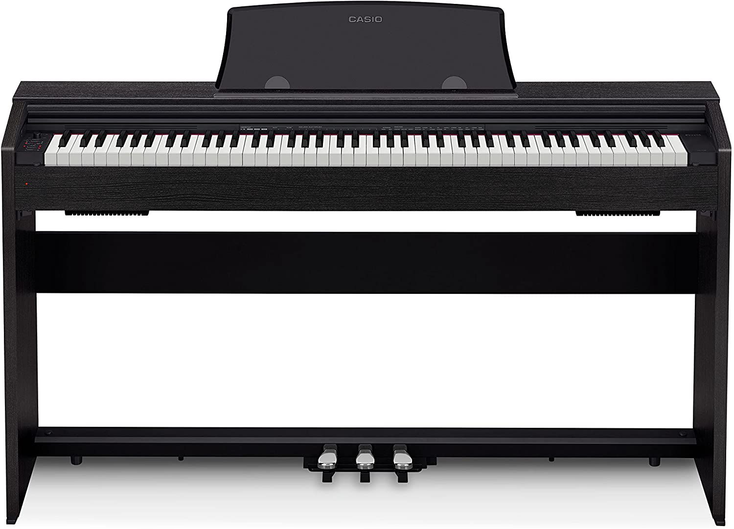 PIANO DIGITAL CASIO PRIVIA PRETO MODELO PX-770 COM MOVEL - Musical RIFF ...