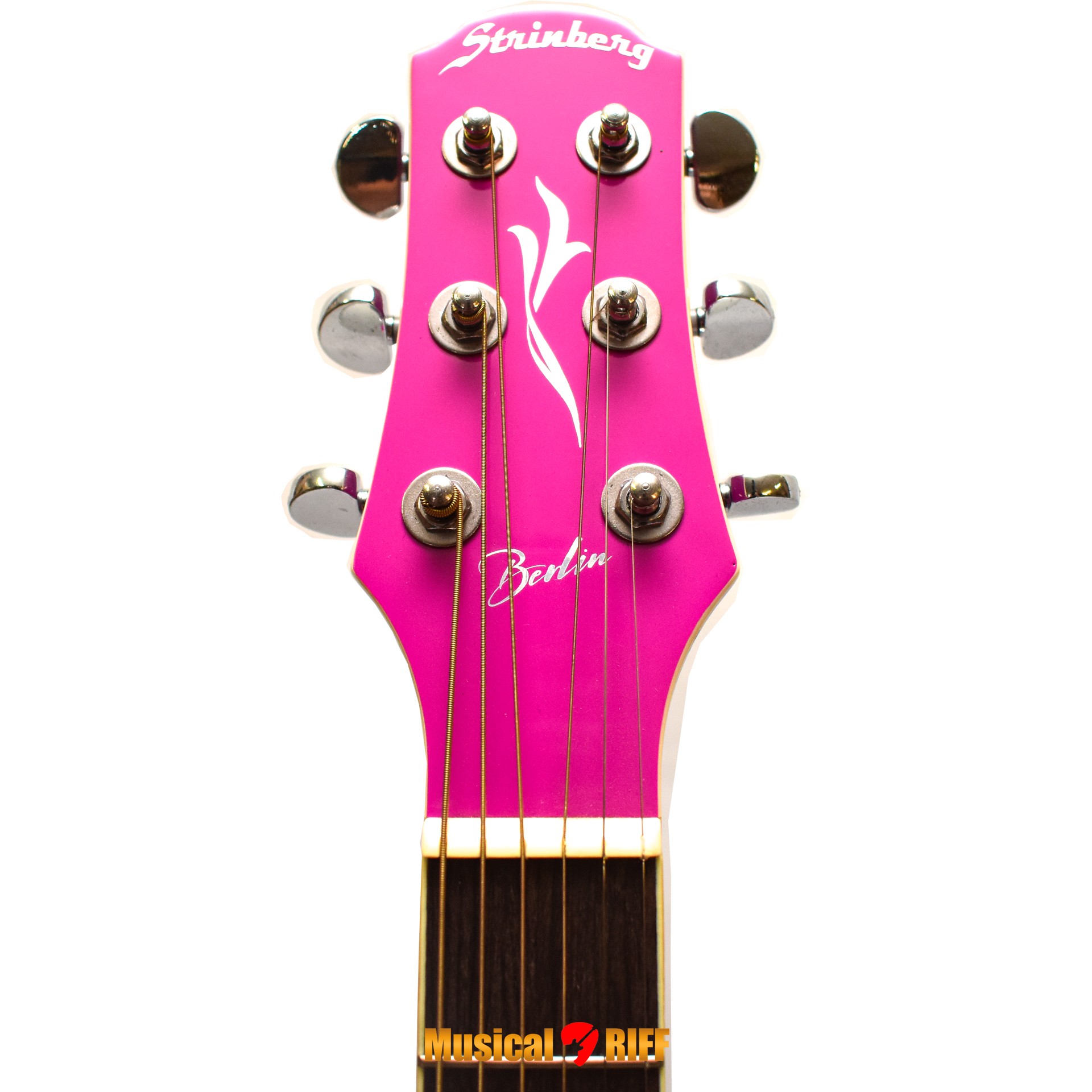VIOLAO ELETRICO STRINBERG AÇO BERLIN BE30C ROSA - Musical RIFF - Loja ...