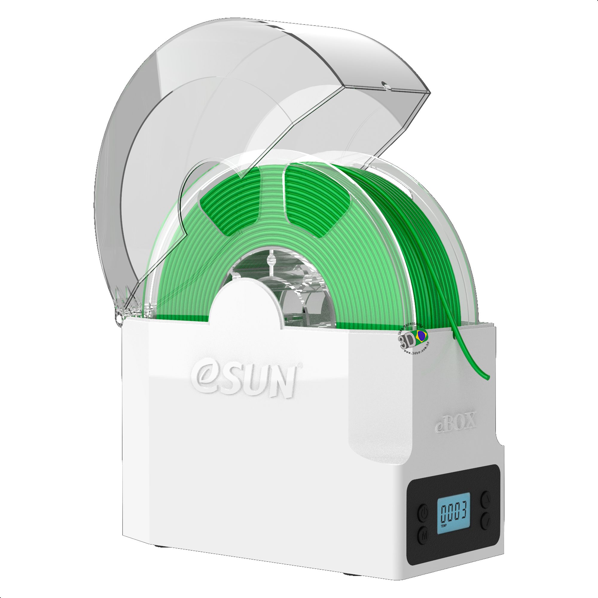 Container de filamentos 3D eSun eBox Lite - 3DBR, as melhores marcas e ...