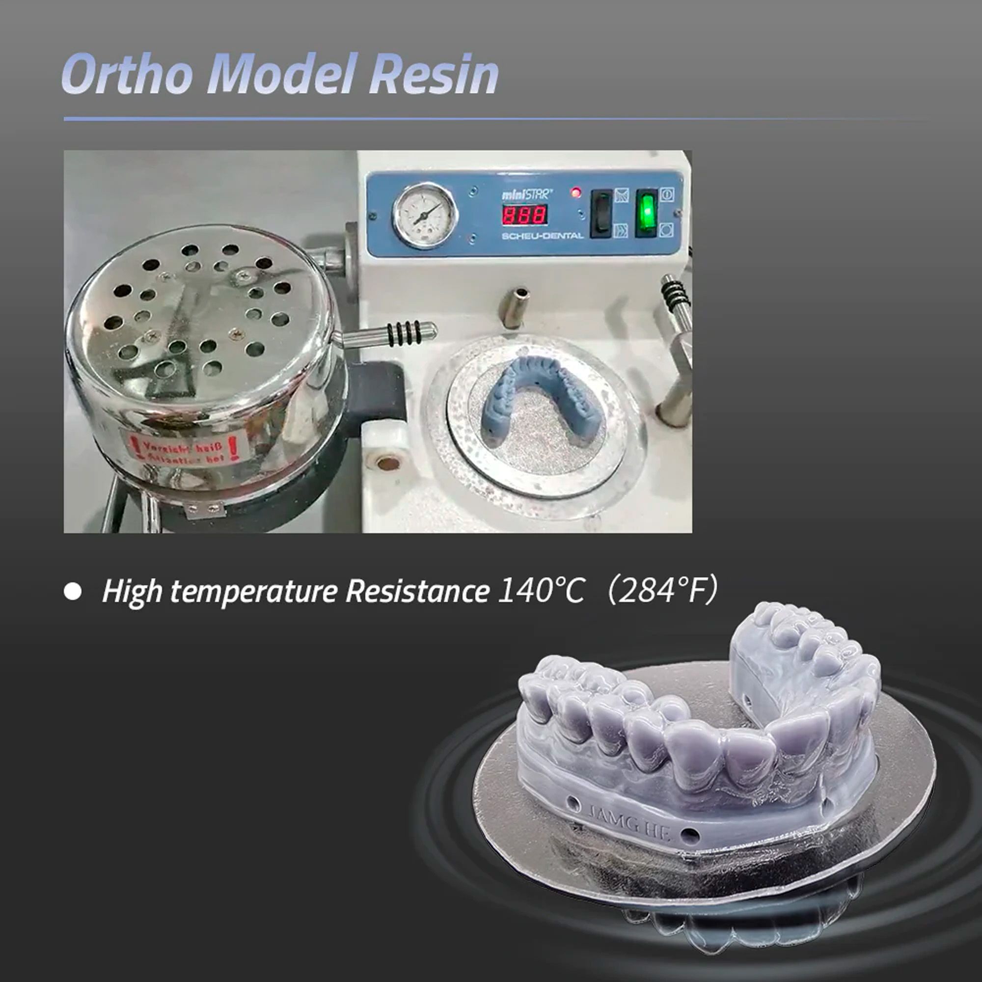 Resina 3D UV Jamg He Ortho Model Resin 1000g - IPA - 3DBR, as melhores ...