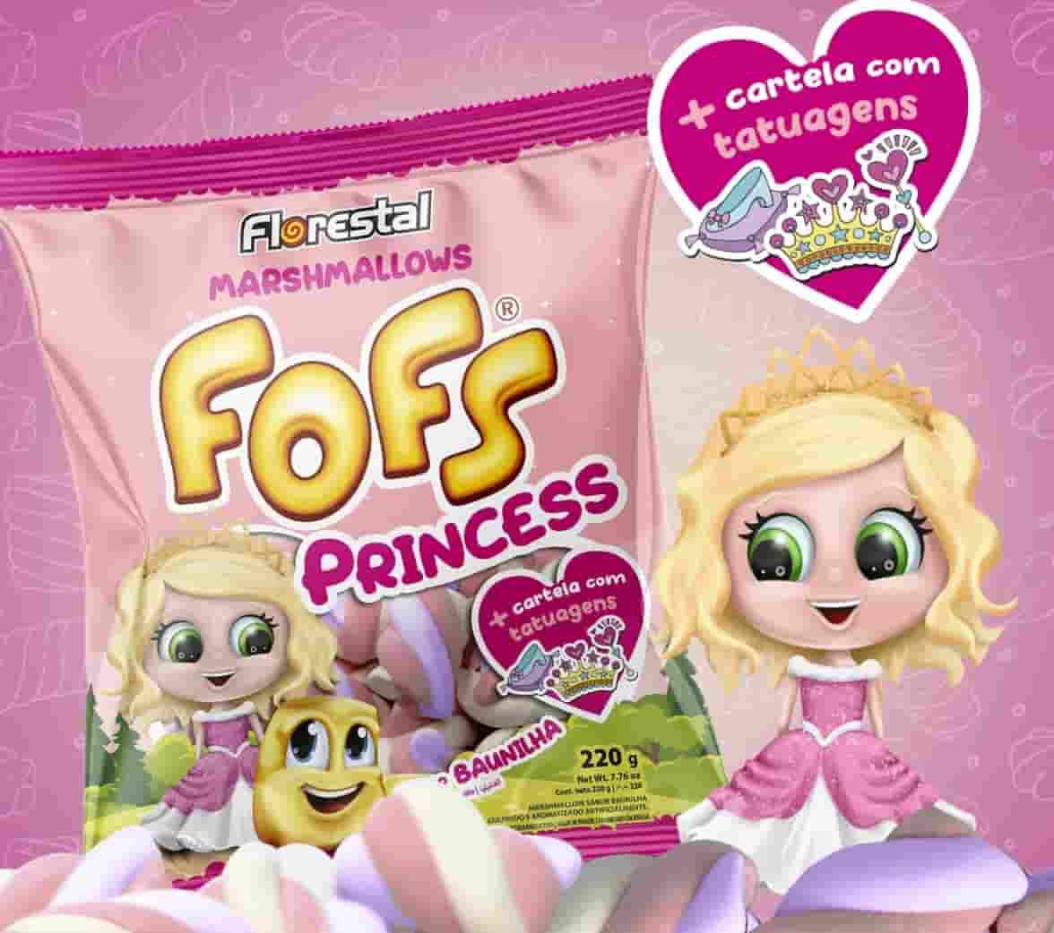 Marshmallows Fofs Twist Sabor Baunilha Princess Florestal 220g | Merca ...