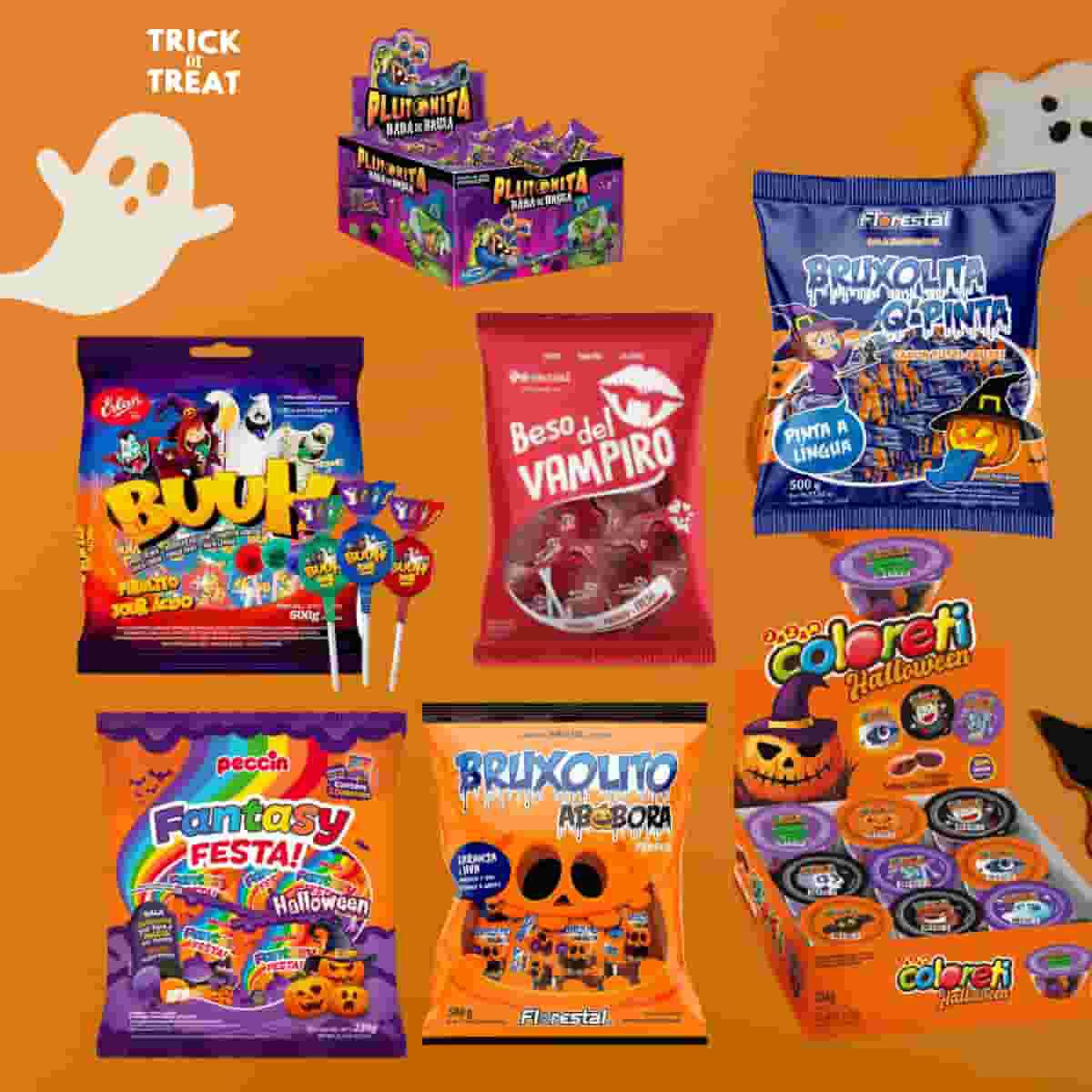 Kit de Doces de Halloween Dia das Bruxas - Mercadoce - Doces ...