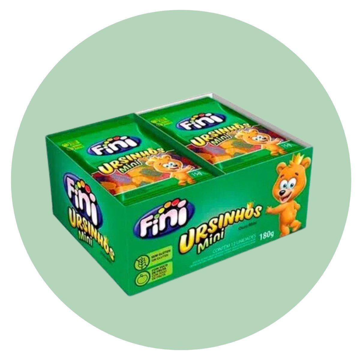 Bala Mini Fini com 12 unidades de 15g | Escolha o Sabor | Compre na Me ...