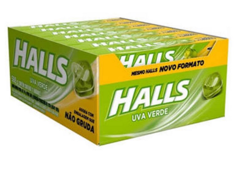 Bala Halls Display com 21 unidades | Escolha o Sabor | Compre na Merca ...