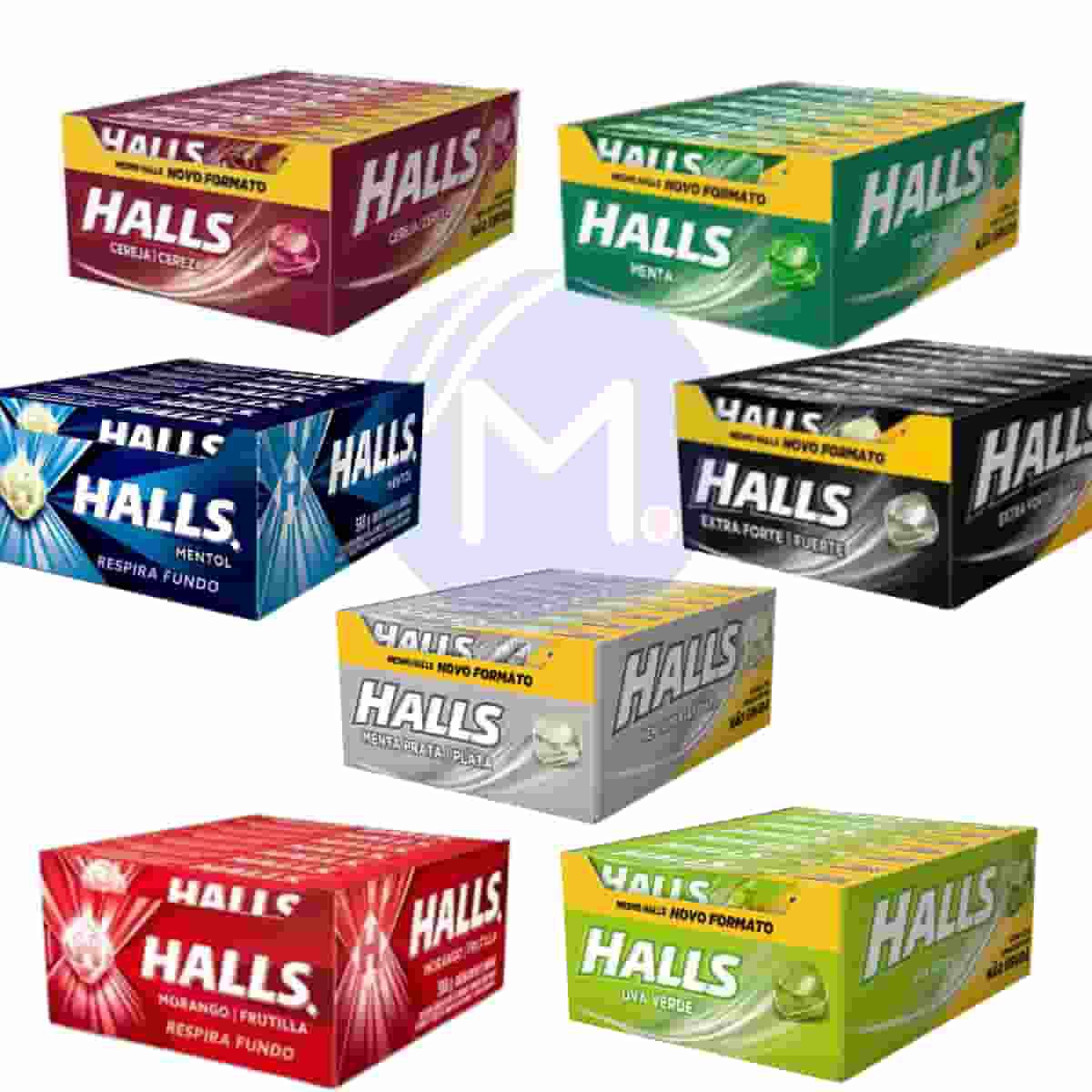 Bala Halls Display com 21 unidades | Escolha o Sabor | Compre na Merca ...