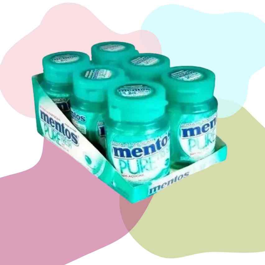 Goma de Mascar Mentos Display com 6 unidades | Compre na Mercadoce ...