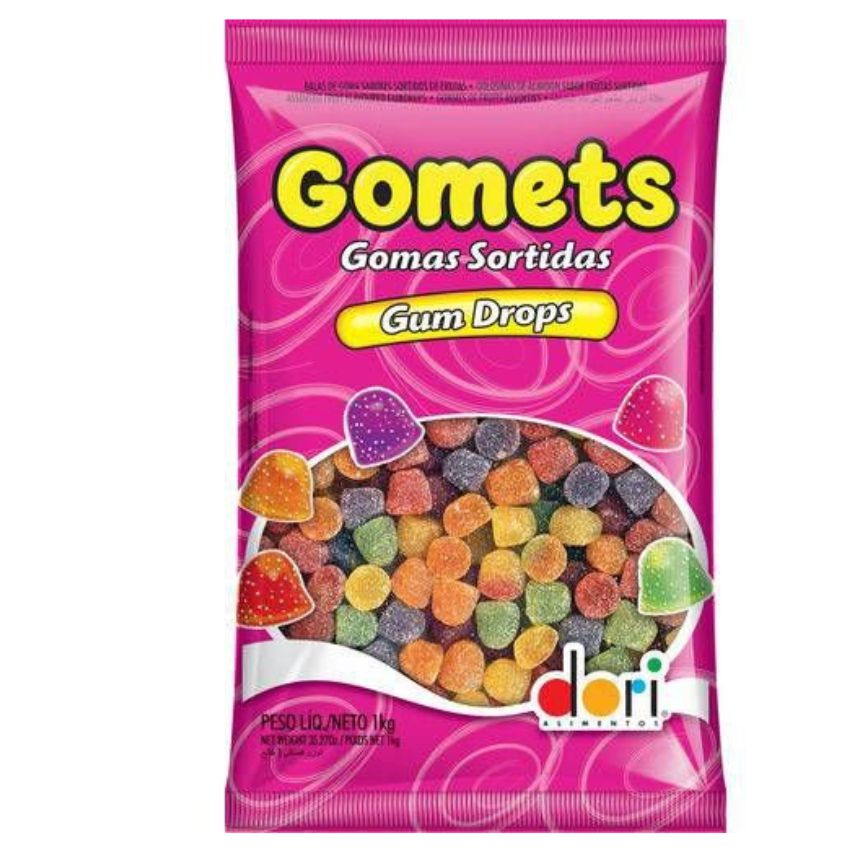 Caixa Bala De Goma Sortidas Gomets Dori com 10 pacotes de 1kg | Compre ...