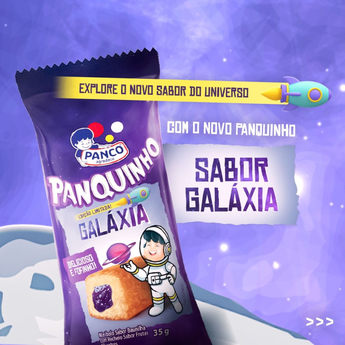 Compre aqui a Caixa Bolinho Panquinho Galaxia ! - Mercadoce - Doces ...