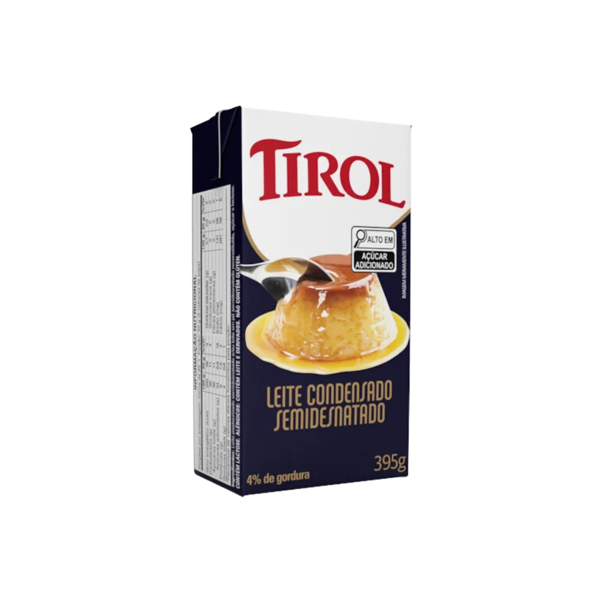 Leite Condensado Tirol Semidesnatado 395g | Opção Leve e Cremosa ...