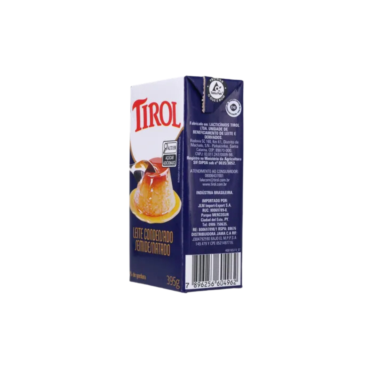 Leite Condensado Tirol Semidesnatado 395g | Opção Leve e Cremosa ...