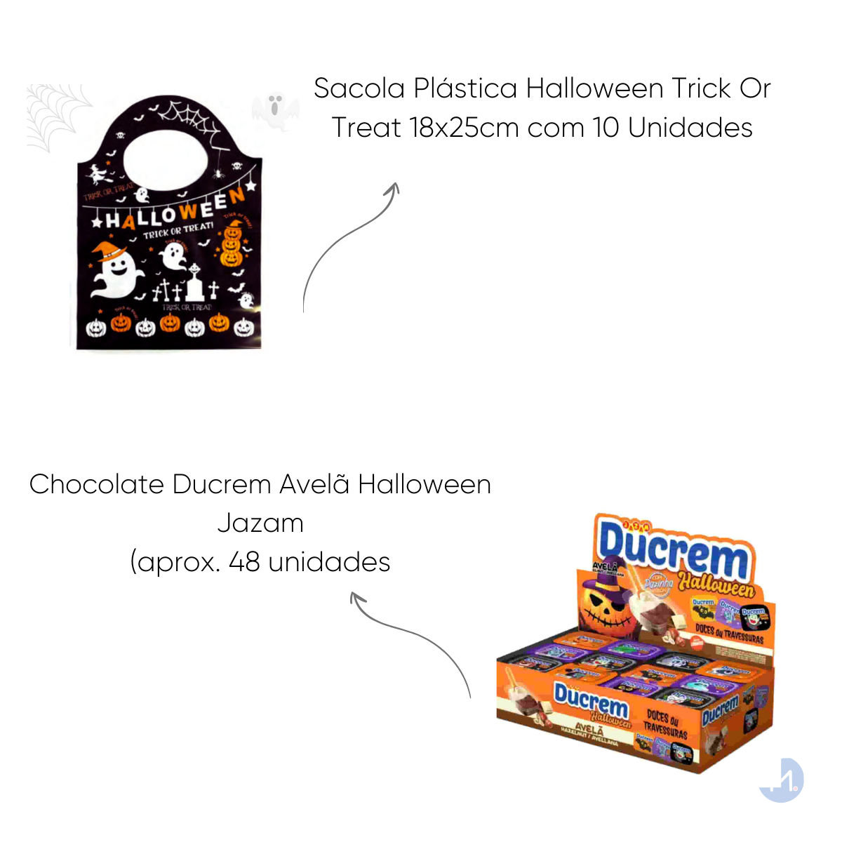 Kit Halloween Dia das Bruxas com Doces e Decoração | Festa Temática ...