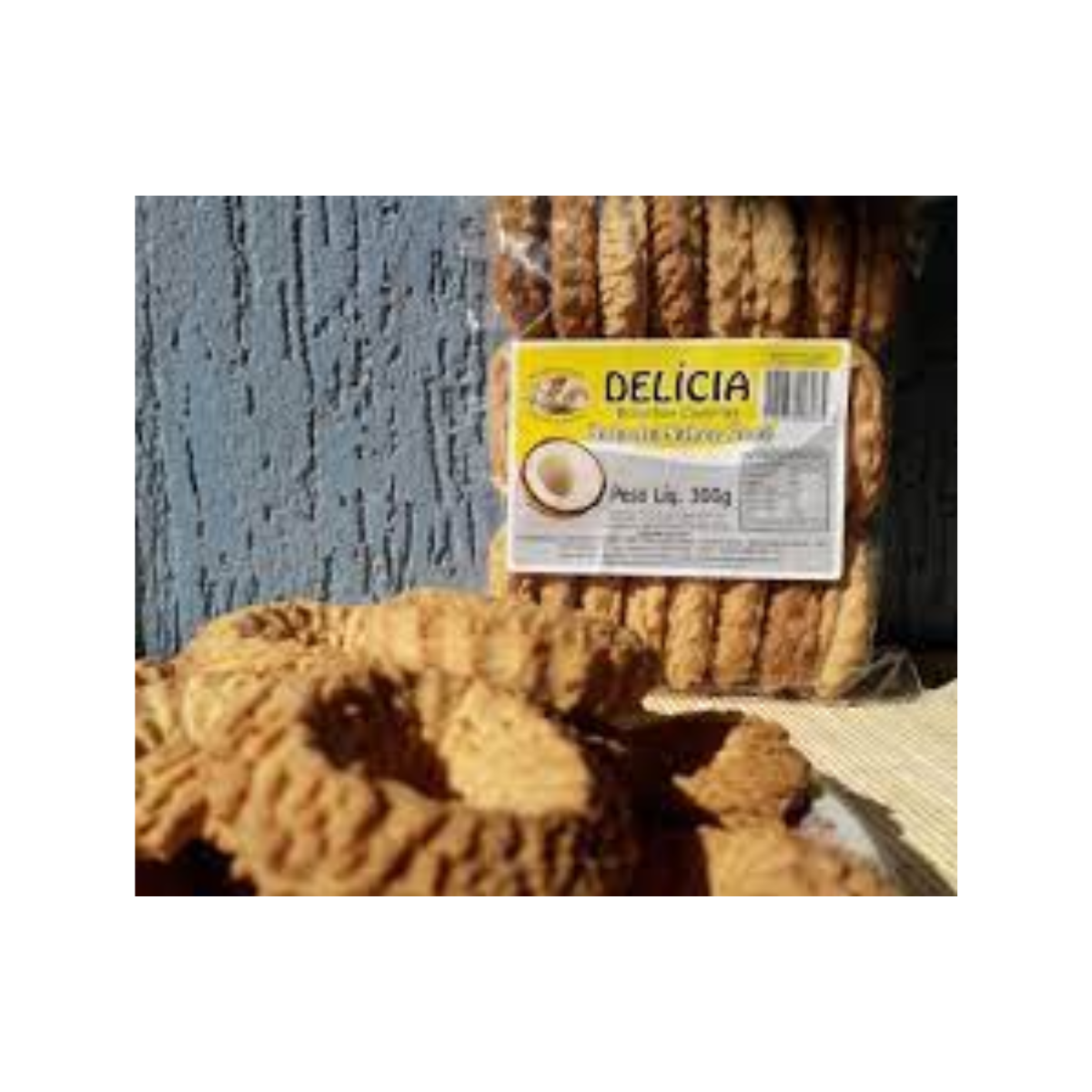 Bolacha Caseira Sabor Nata Delícia 300g - Sabor Tradicional e Crocante ...