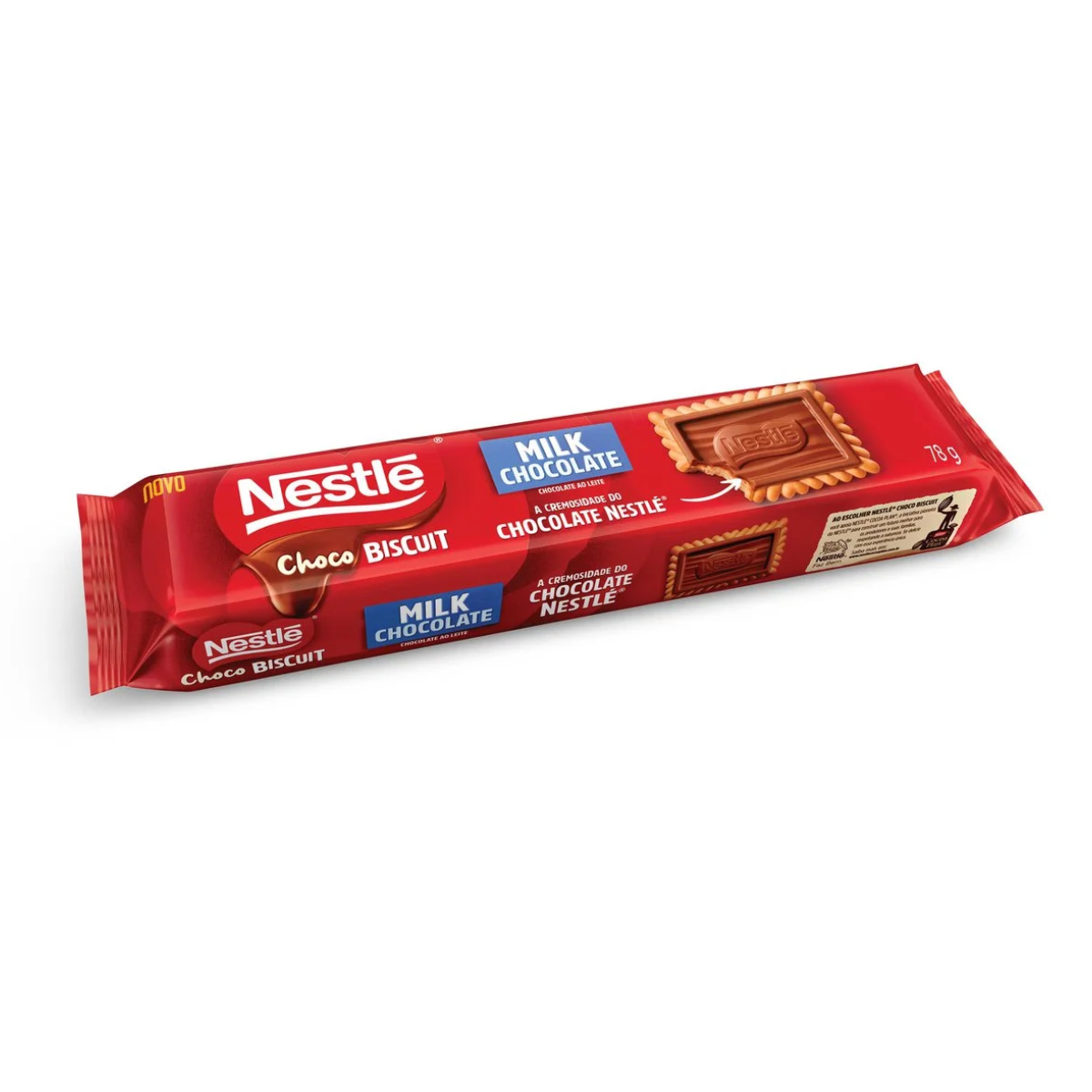 Chocobiscuit Chocolate ao Leite 78g Nestlé - Biscoito Crocante com ...