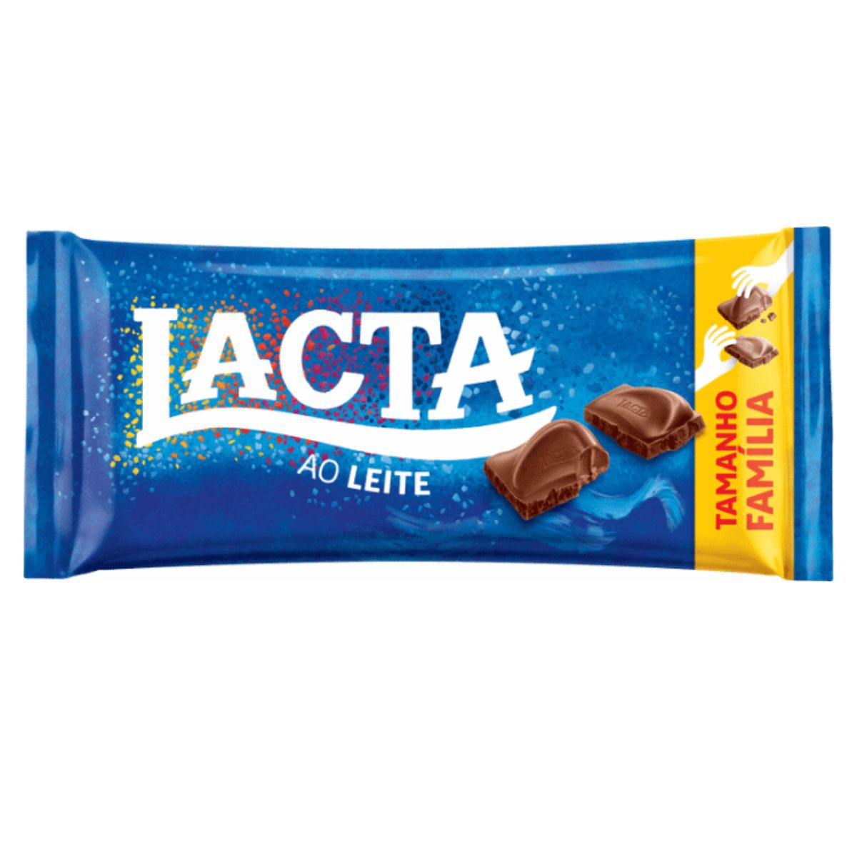 Compre aqui Barra de Chocolate Lacta 145g - Mercadoce - Doces, Confeitaria e Embalagem