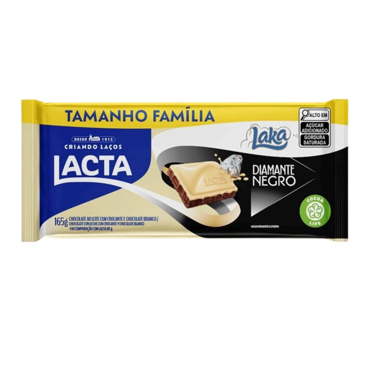 Compre aqui Barra de Chocolate Lacta 145g - Mercadoce - Doces, Confeitaria e Embalagem