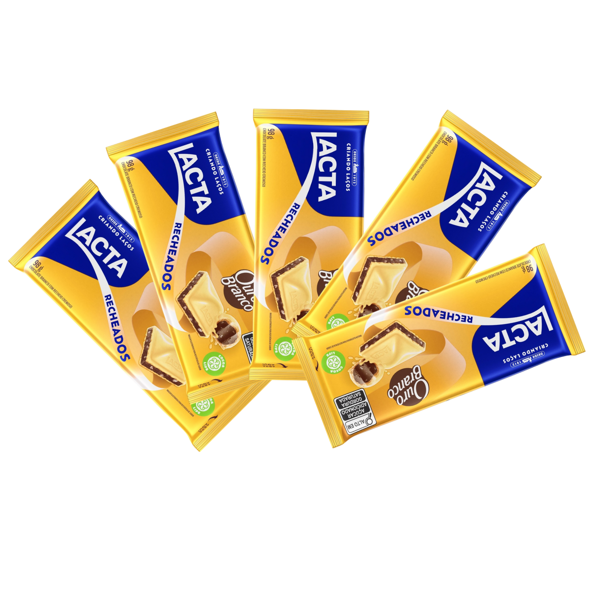 Kit 5 Barras de Chocolate Lacta 80g - Escolha Seus Sabores Favoritos ...