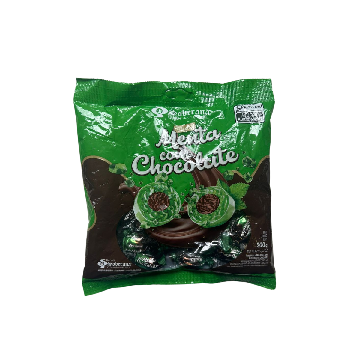 Bala de Menta com Chocolate Soberana – Sabor Refrescante e Cremoso ...