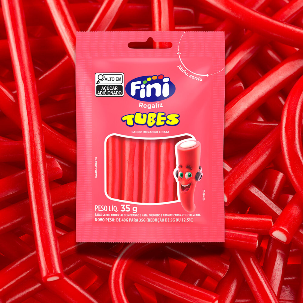 Fini Tubes 10 Unidades de 25g – Nova Linha, Tubes Maiores e Muito Sabo ...