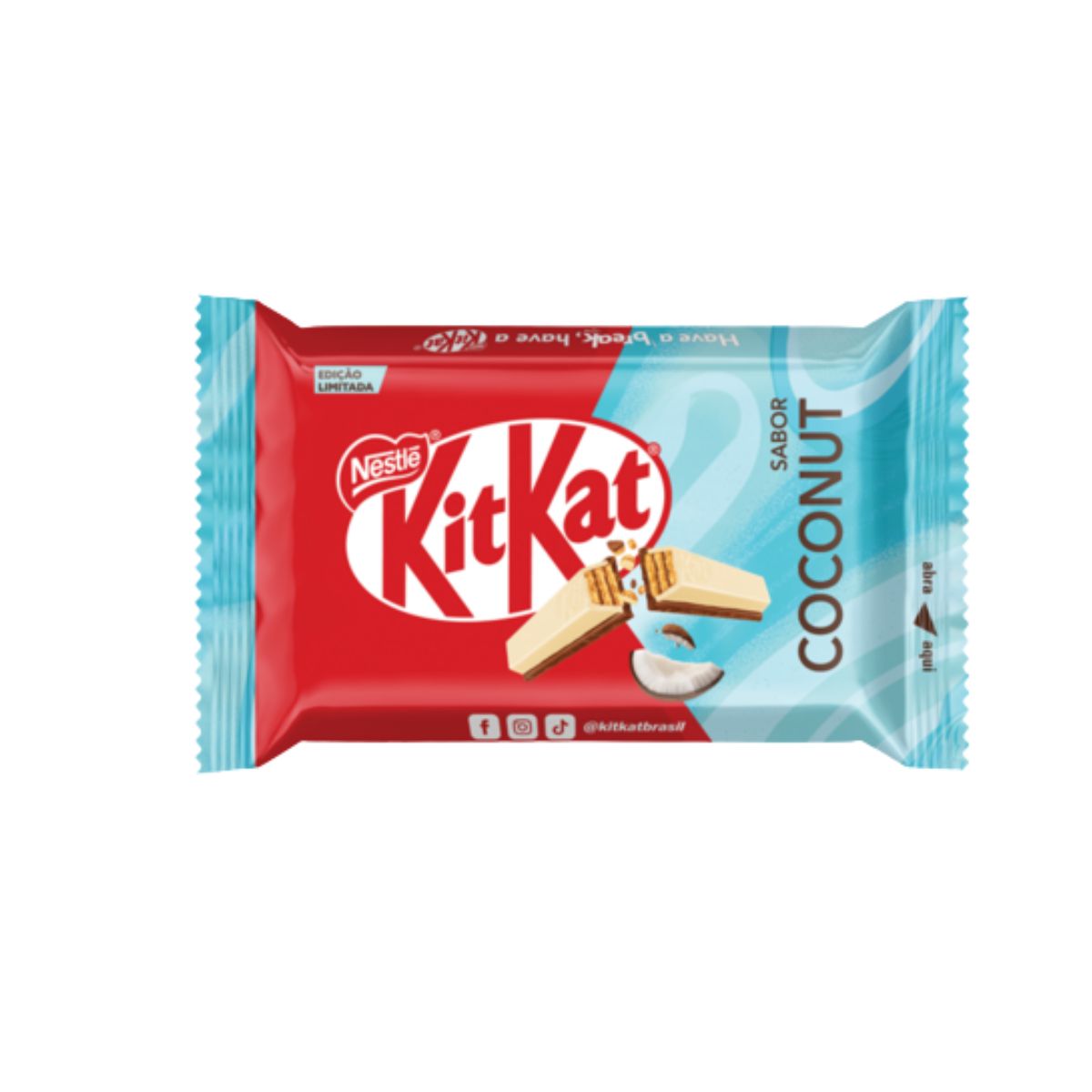 Chocolate Kit Kat Coconut 24 Unidades de 41,5g - Mercadoce - Doces ...