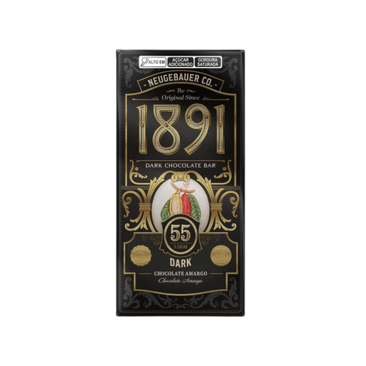 Barra de Chocolate Neugebauer 1891 90g – 70% Cacau, Café, Dark 55% ou Tropical - Mercadoce ...