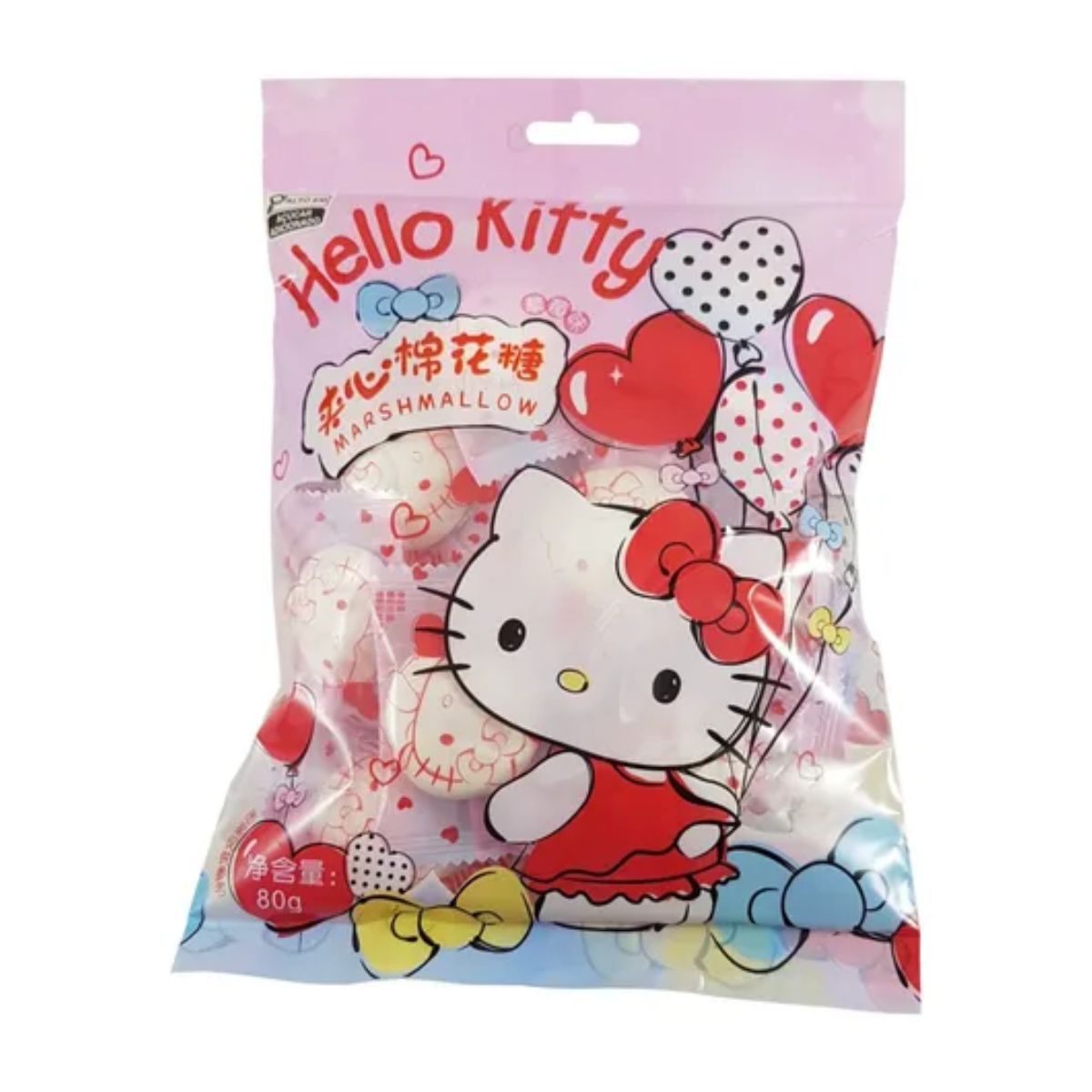 Marshmallow Hello Kitty Recheado Morango 80g – Doce Fofo e Saboroso ...