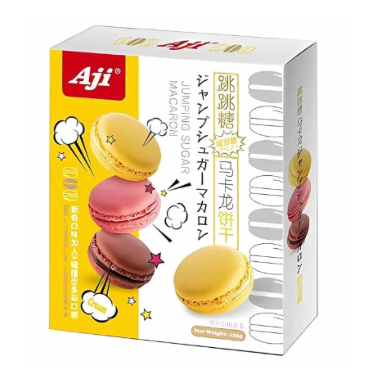 Macarron Biscuit Aji 133g - Importado | Escolha seu sabor favorito ...