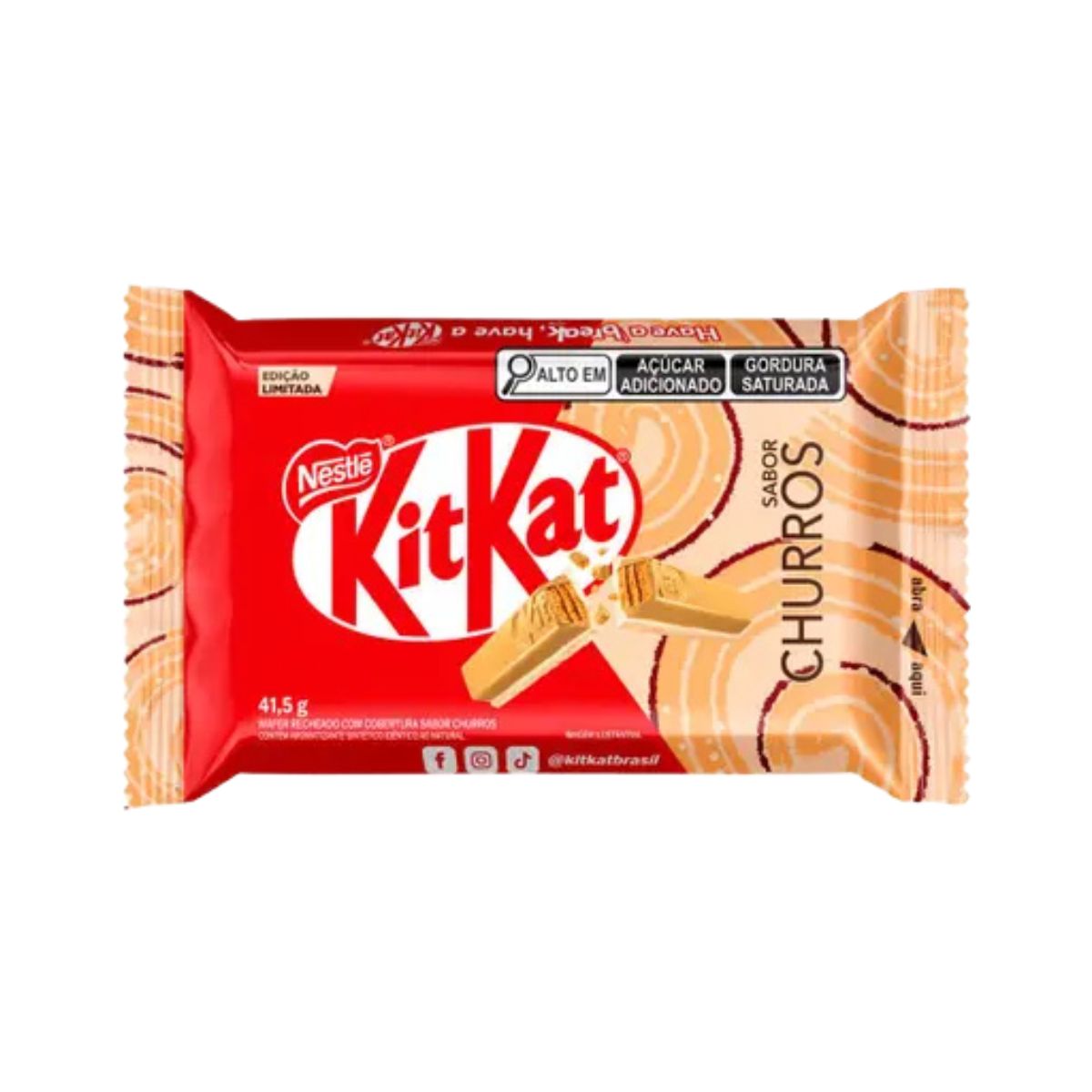 Chocolate Kit Kat Ao Leite Nestlè C/ 24 Un. - Mercadoce - Doces ...