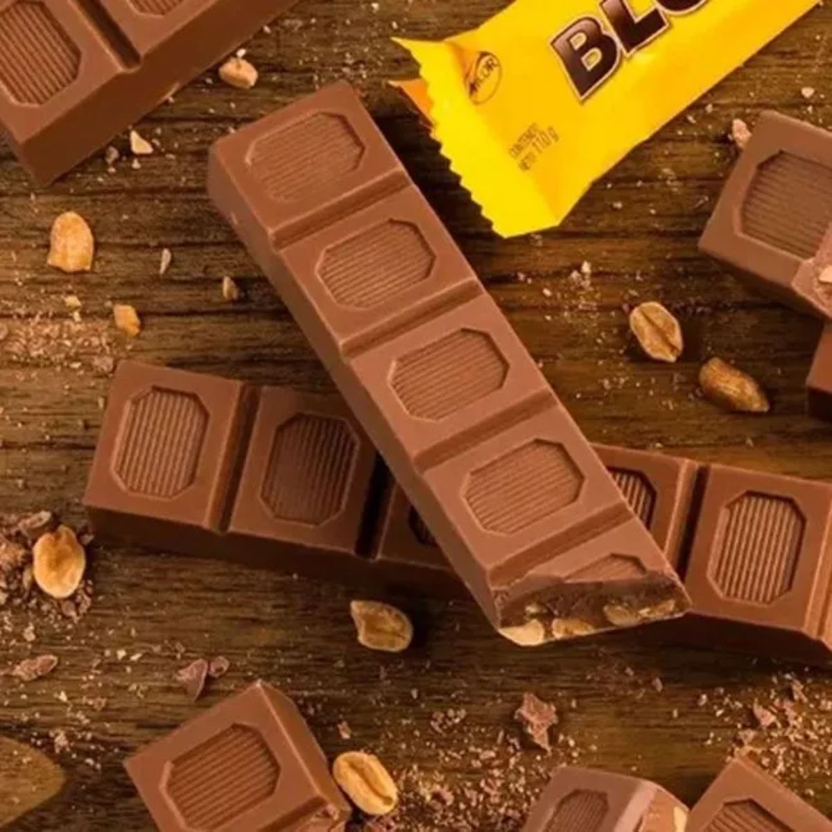Tablete Block Chocolate com Amendoim 140g – Arcor - Mercadoce - Doces ...