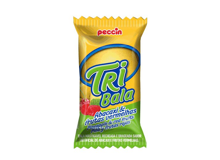 Bala Tribala Recheada Sortido 500G - Peccin - Mercadoce - Doces ...