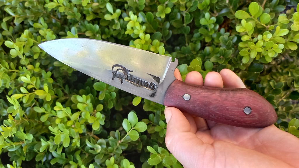 Faca laminada EDC, lâmina bruta. - Casa Quality - Loja de Facas ...