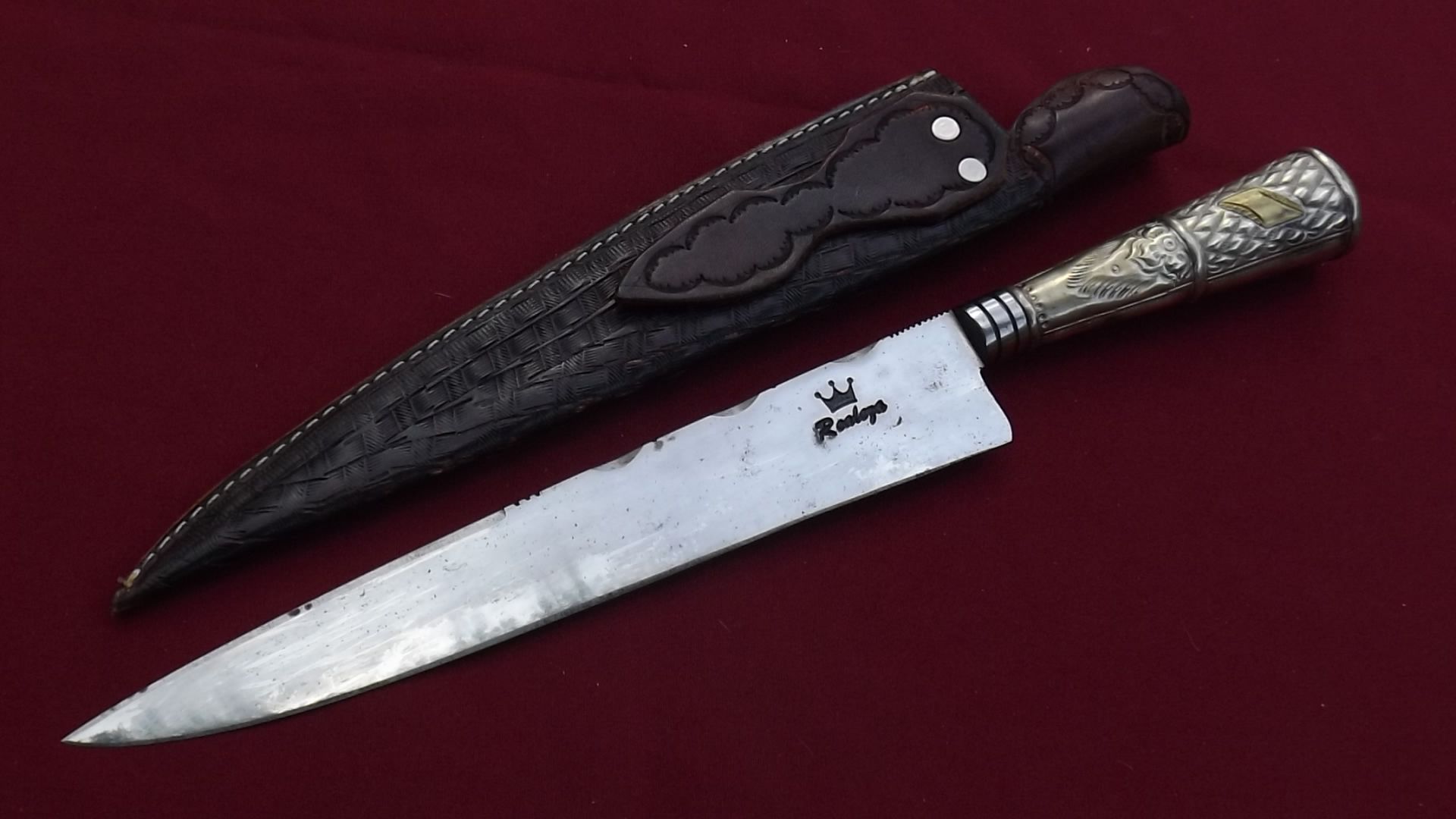 Faca Realeza Forjada 10″ Cabo em Alpaca - Casa Quality - Loja de Facas ...