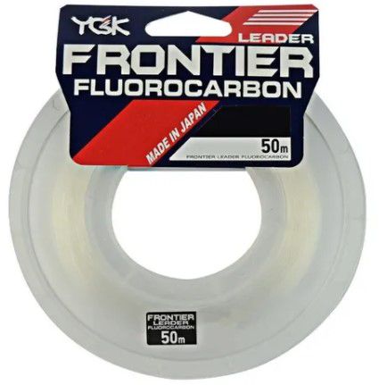 LINHA FLUORCARBONO YGK LEADER FRONTIER 10 0,56MM 35LB 50M - Shop do Mineiro
