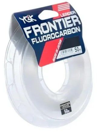 LINHA FLUORCARBONO YGK LEADER FRONTIER 12 0,61MM 40LB 50M - Shop do Mineiro