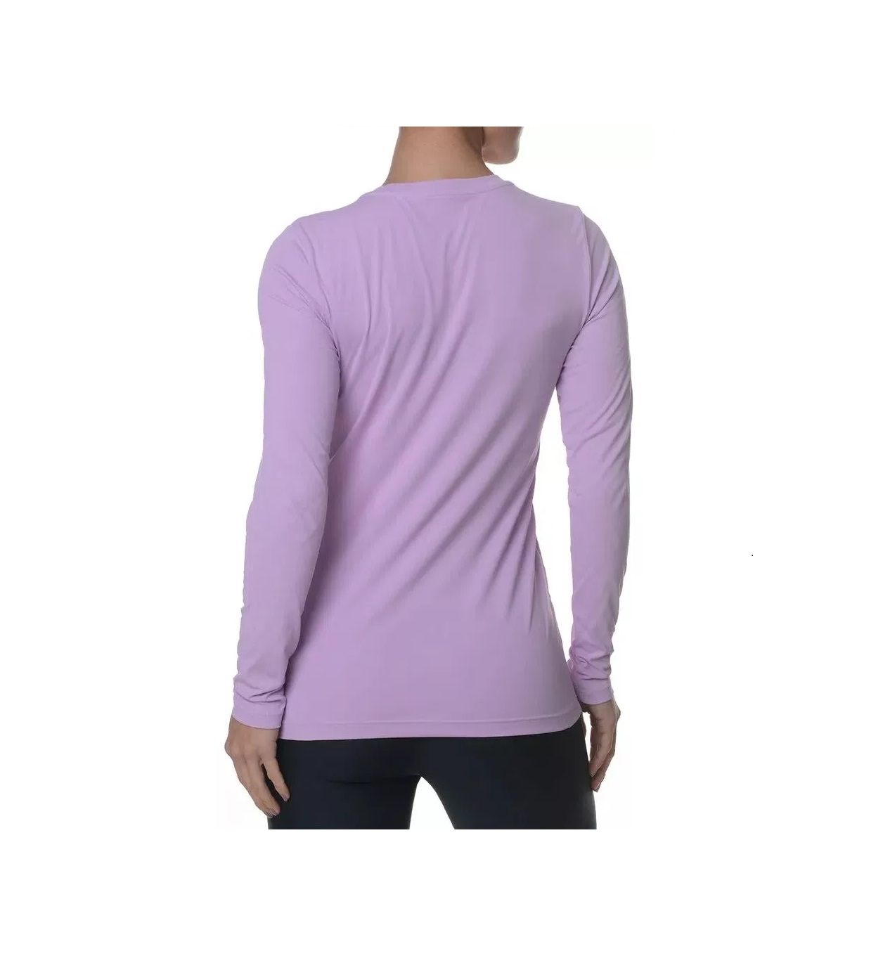 Camiseta Feminina Columbia Neblina Manga Longa Lilás - Shop do Mineiro