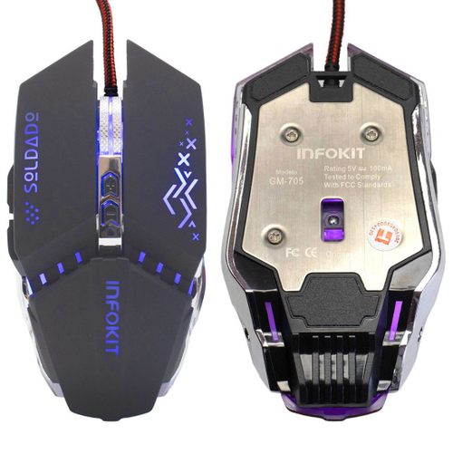 Mouse gamer metalizado infokit - Suprint Informática
